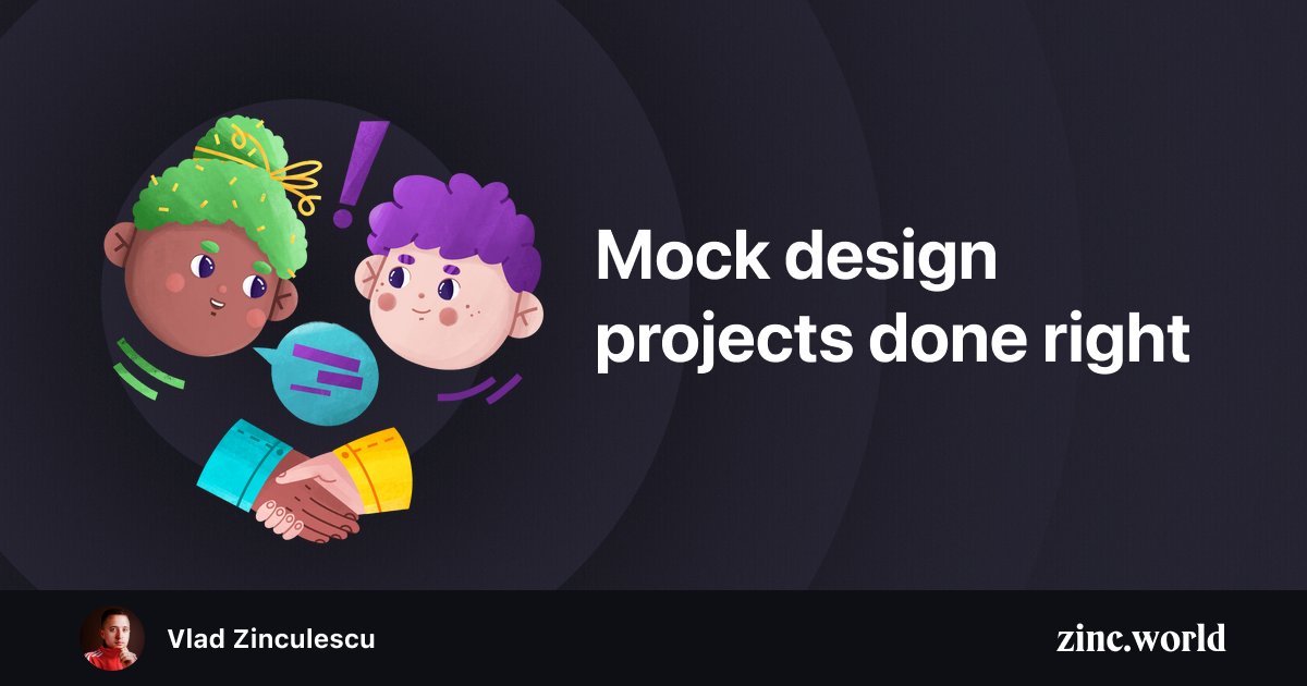 Mock design projects done right | Vlad Zinculescu, a designer who codes ...
